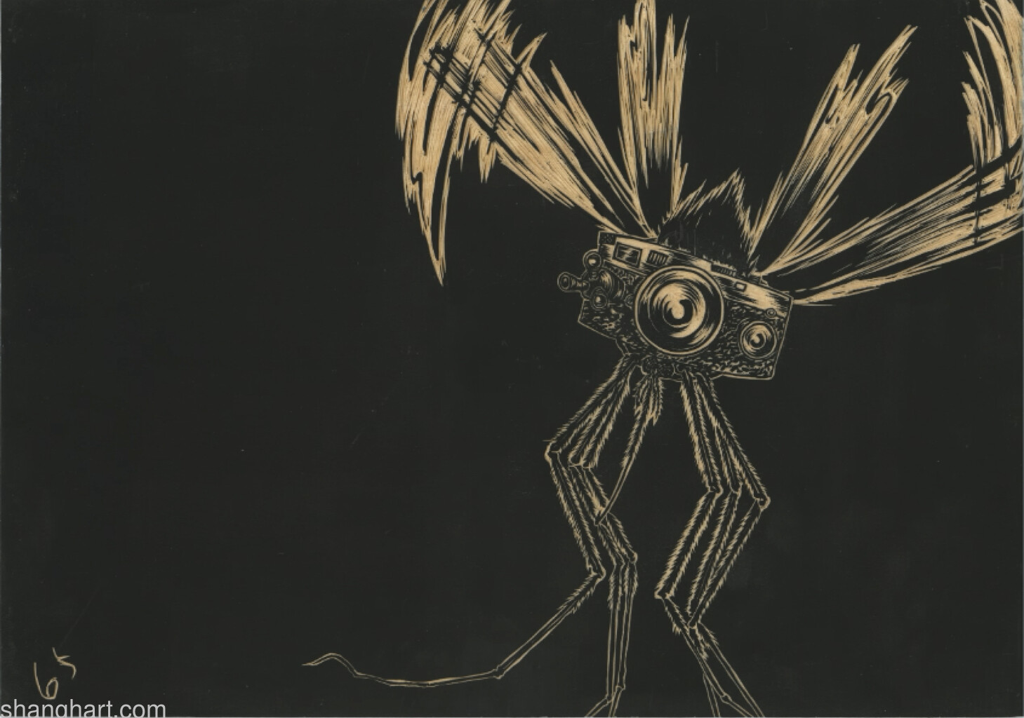 SUN Xun Original Animation Drawings of "Magic Atlas" - Luocha 29.7x42cm