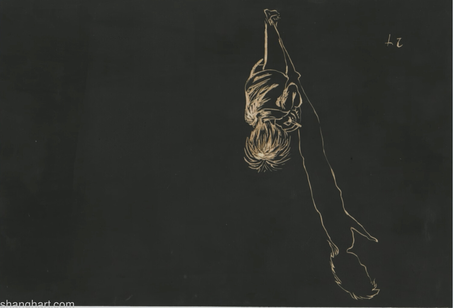 SUN Xun Original Animation Drawings of "Magic of Atlas" - Luocha 30x45cm