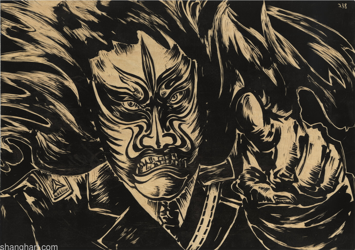 SUN Xun Original Animation Drawings of "Magic Atlas" - Luocha 29.7x42cm