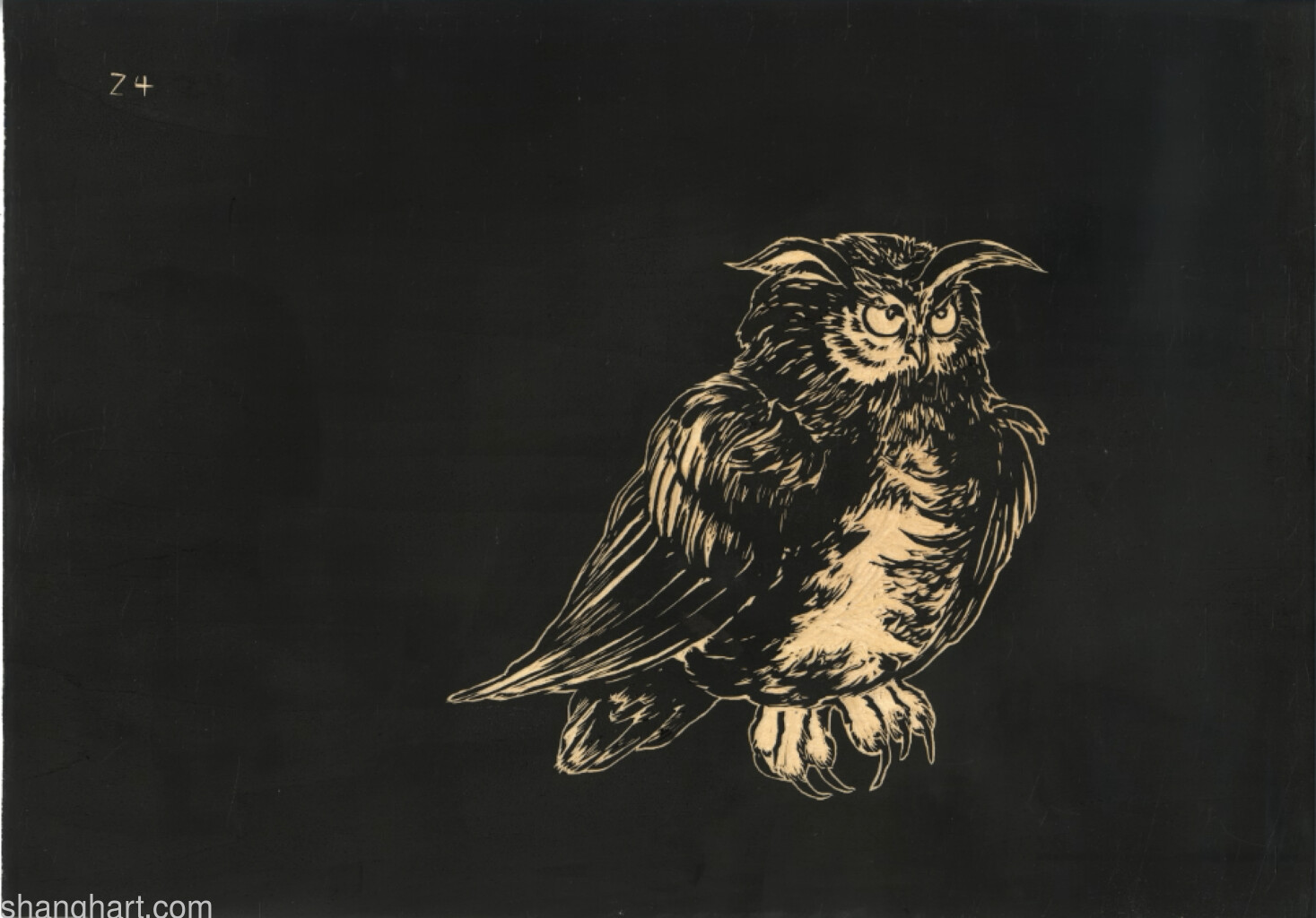 SUN Xun Original Animation Drawings of "Magic Atlas" - Luocha 29.7x42cm